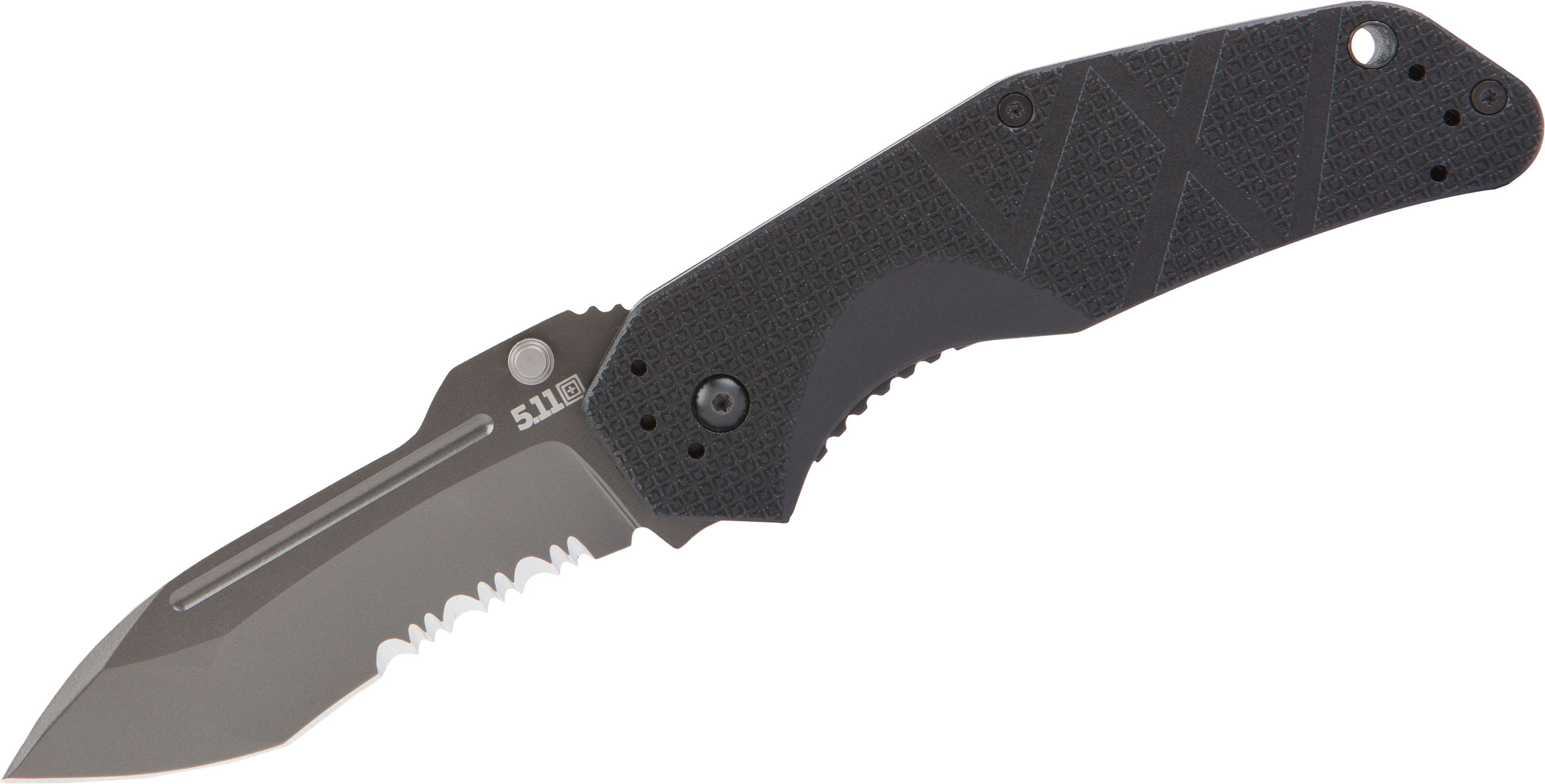 5.11 Tactical RFA Folding Knife Assisted 3.75" S30V Combo Blade, Black ...