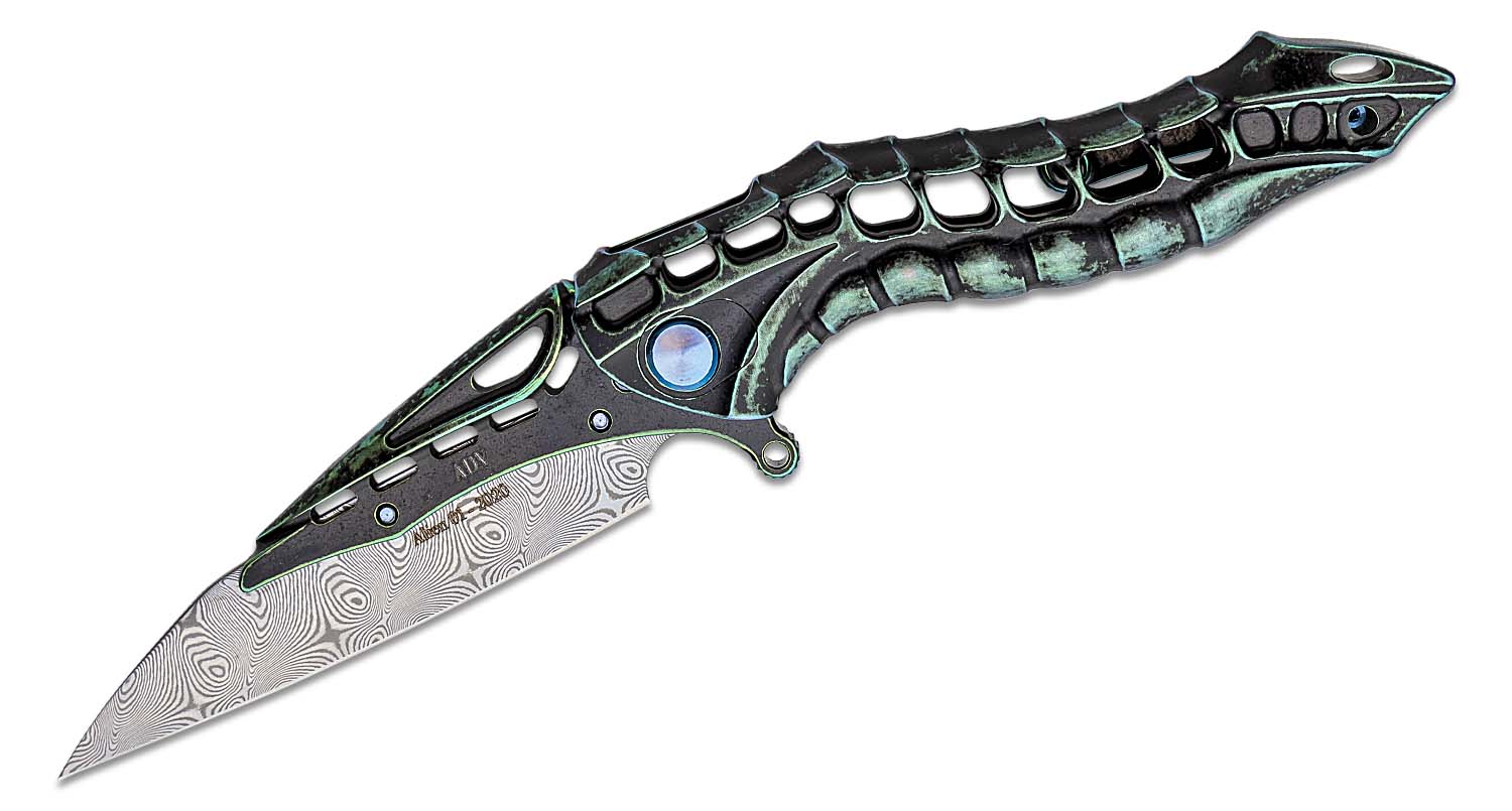 Andre De Villiers Knives Production Alien Flipper Knife 3.375 ...