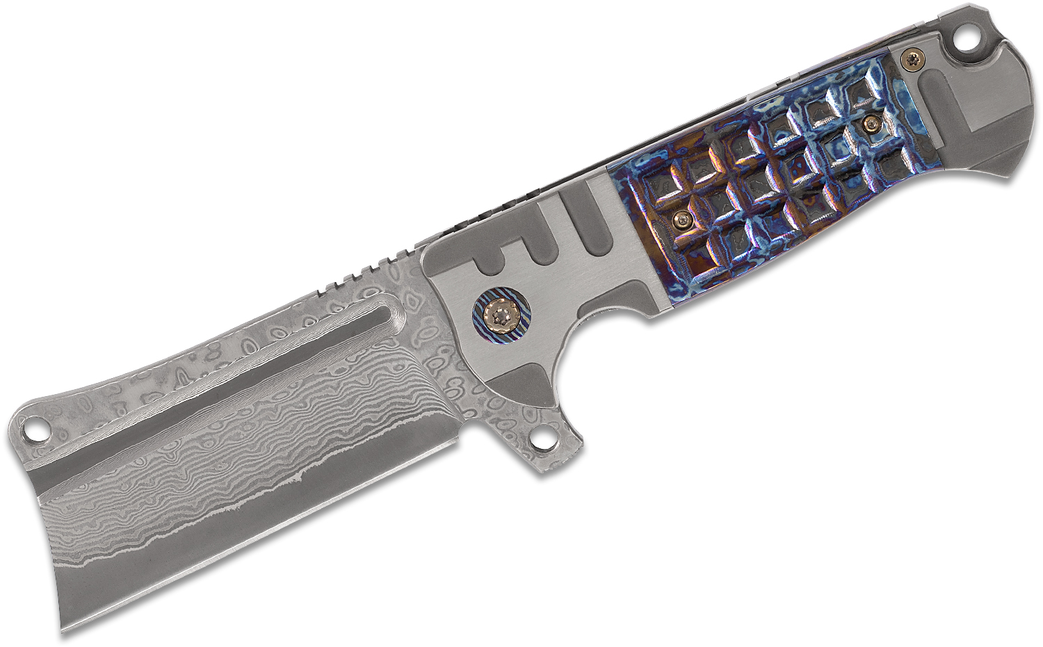 Andre De Villiers Knives Battle Cleaver Flipper Knife 4.06" VG-10 ...