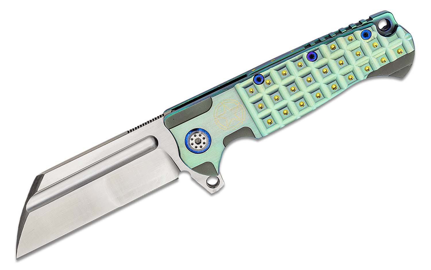 Andre De Villiers Knives Butcher DG Flipper Knife 4" M390 Satin Duplex ...