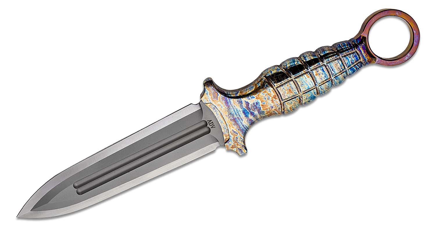 Andre De Villiers Knives Brutus Ring Dagger Fixed Blade Knife 5.5 ...