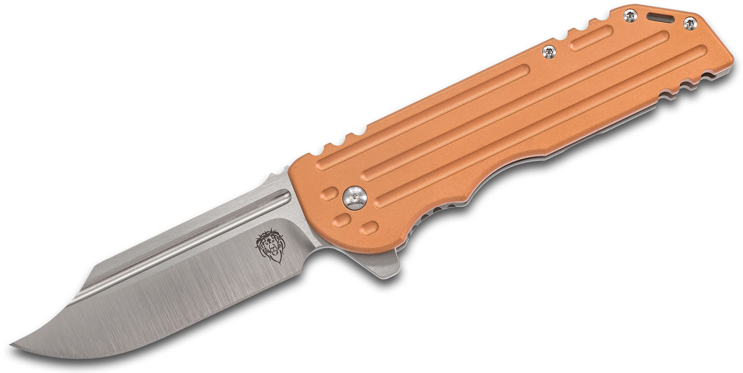 Alphahunter Tactical Design Custom Satin Copperhead War Bowie #1 ...