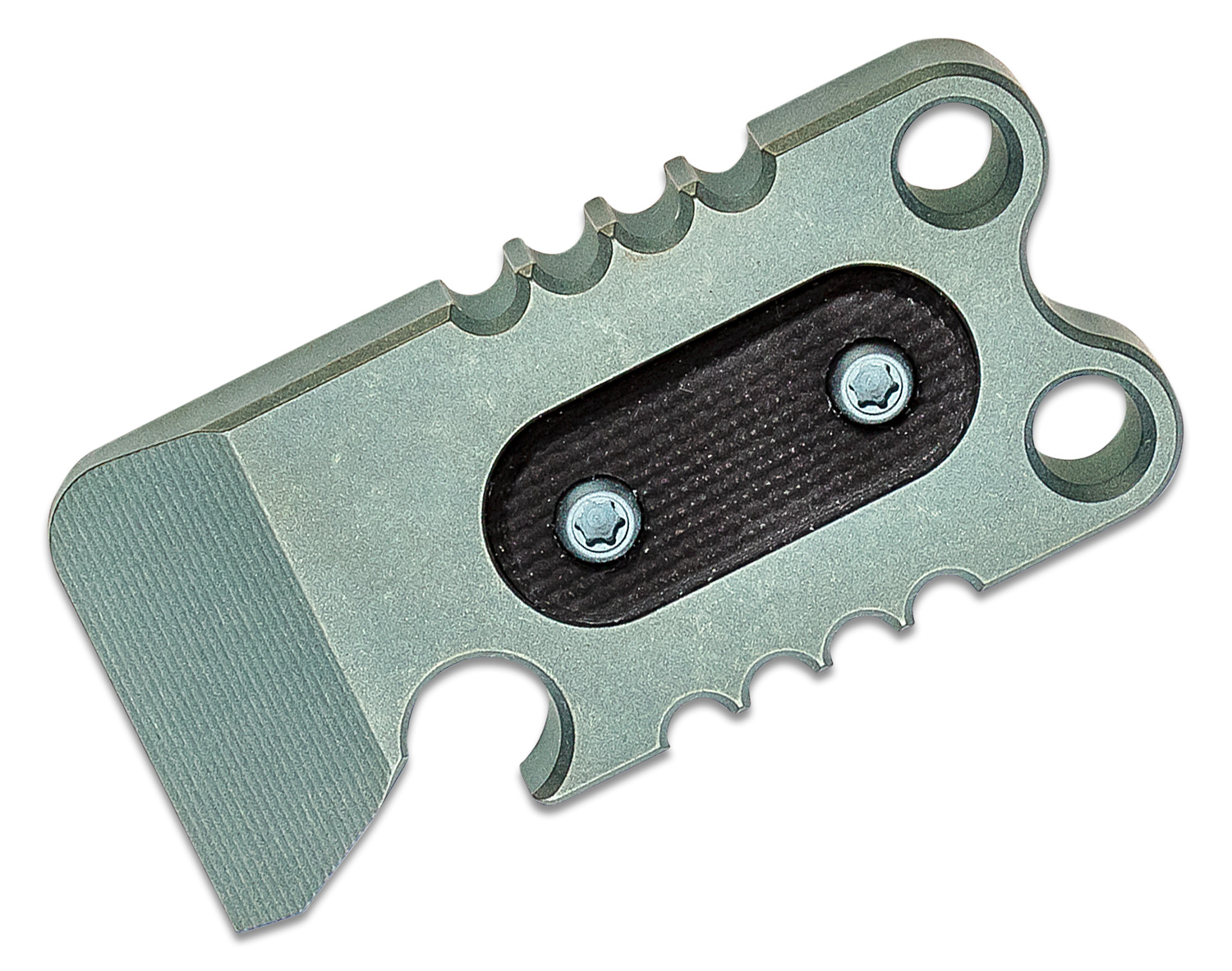 Jens Anso Custom Titanium Mini-Bar Multi-Tool, Teal Anodized with Black ...