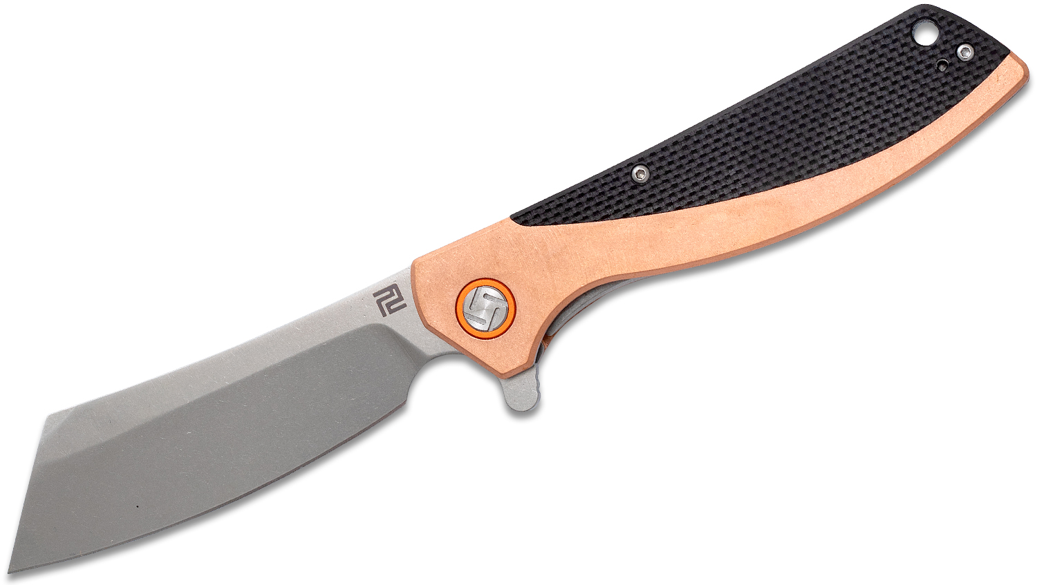 ArtisanCutlery Limited Edition Tomahawk Flipper Knife 3.94" Stonewashed ...
