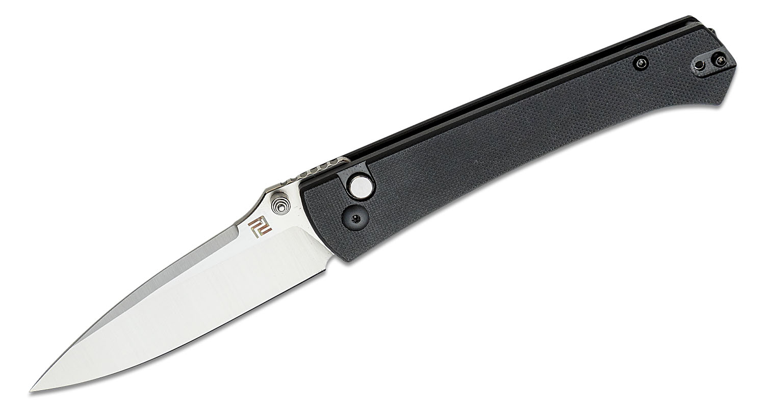 ArtisanCutlery Andromeda Folding Knife 3.42" AR-RPM9 Satin Drop Point ...