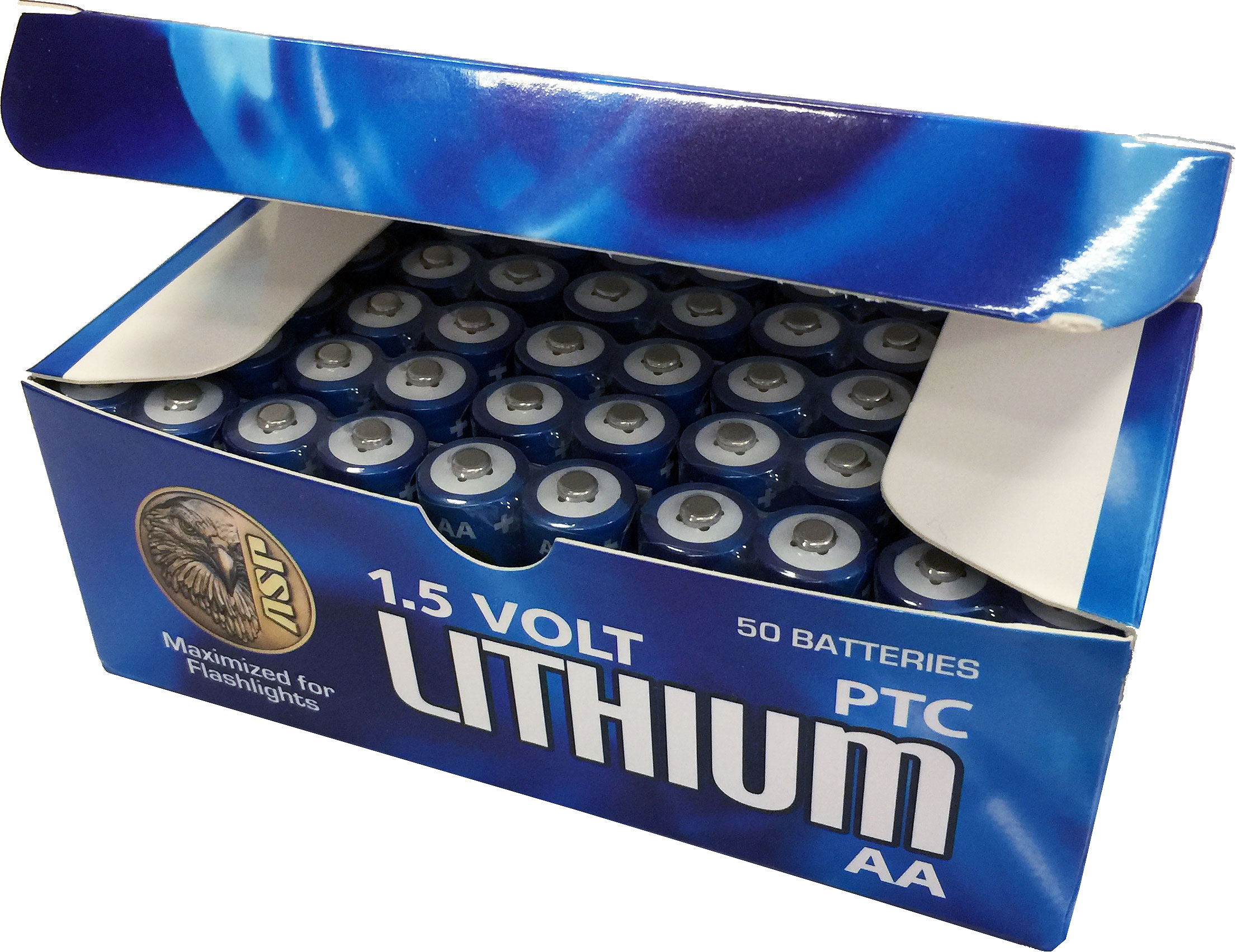 Reviews and Ratings for ASP AA Lithium Batteries, 50 Pack - KnifeCenter ...