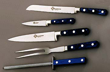 Au Nain Prince Gastronome 5 Piece Kitchen Set with Celluloid Handles ...