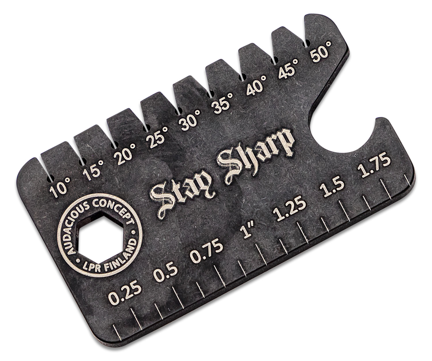 Audacious Concept Dog Tag 3.0 Anglefinder Multi-tool, Black PVD ...