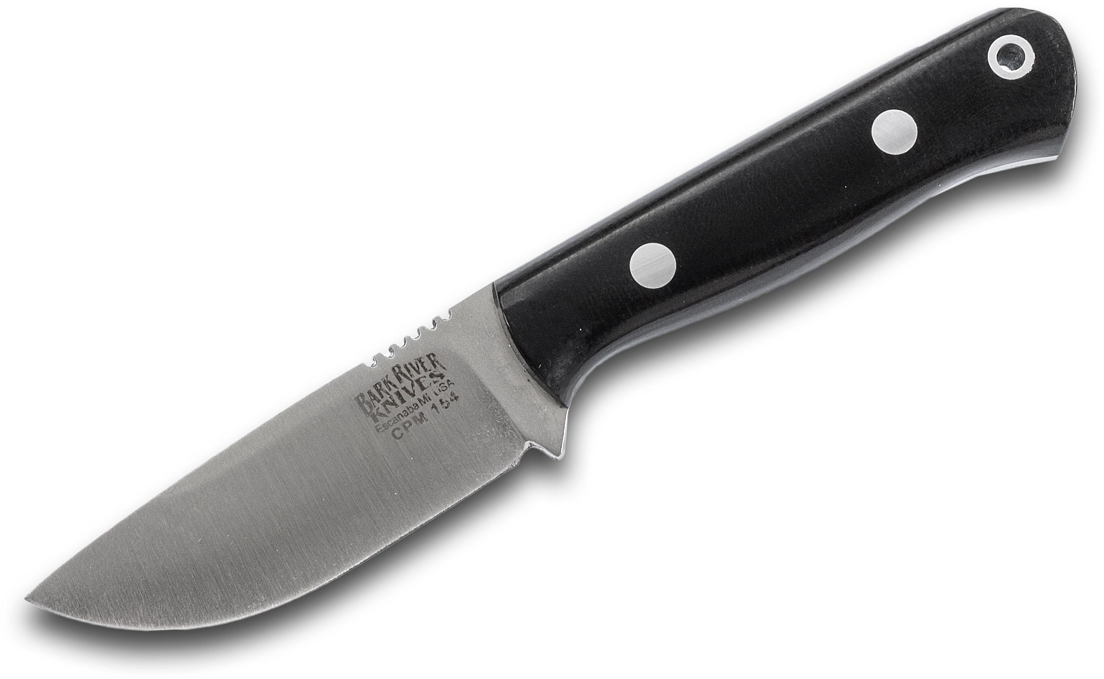 Bark River Knives Micro Bravo Fixed Blade Knife 2.25" CPM-154 Satin ...