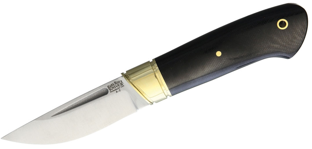 Bark River Knives Dan Tope Brokk Fixed 3.43" A2 Tool Steel Blade, Black ...