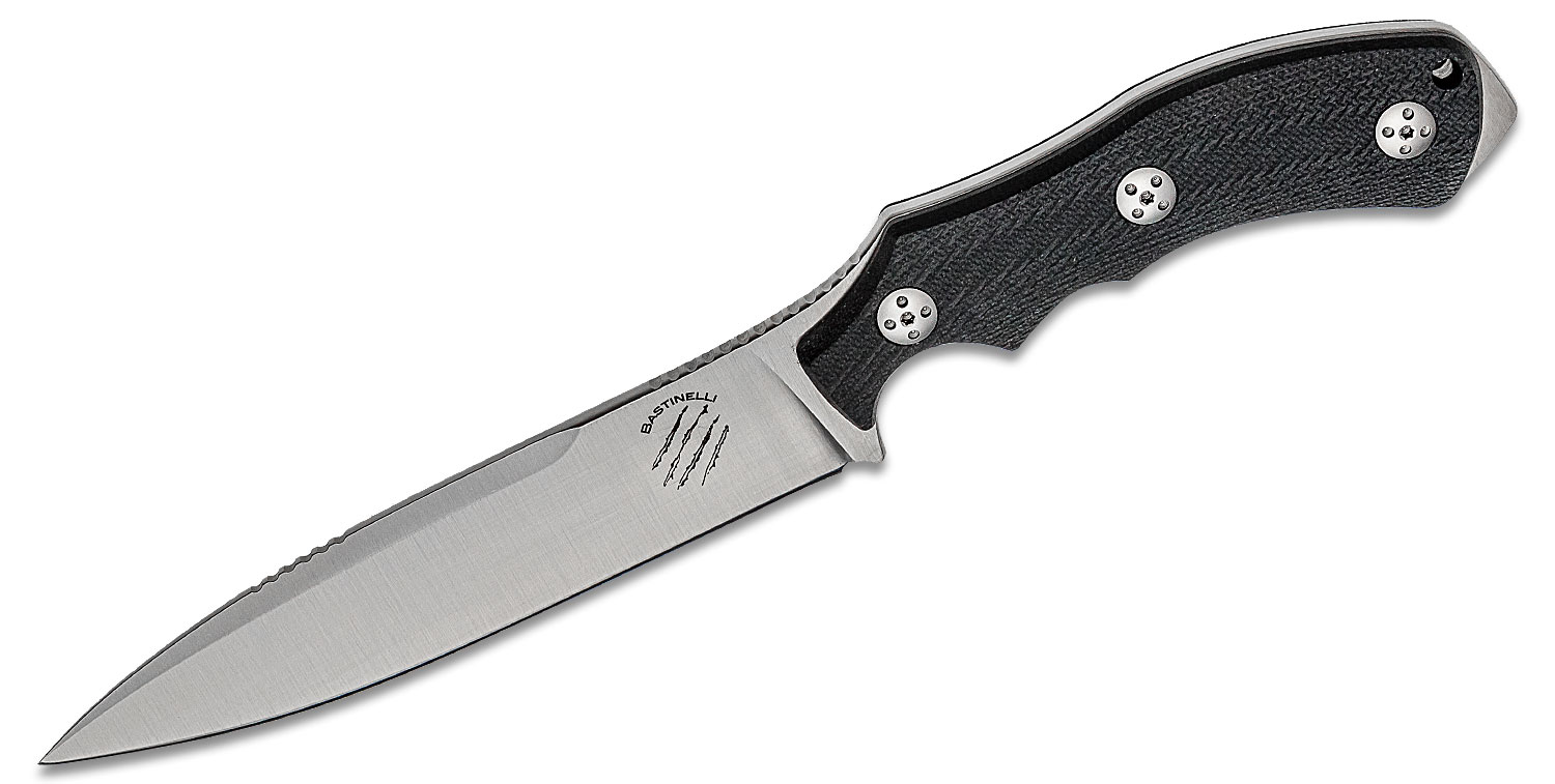 Bastinelli Creations Raptor "L" Fixed Blade Knife 5.625" M390 Satin ...