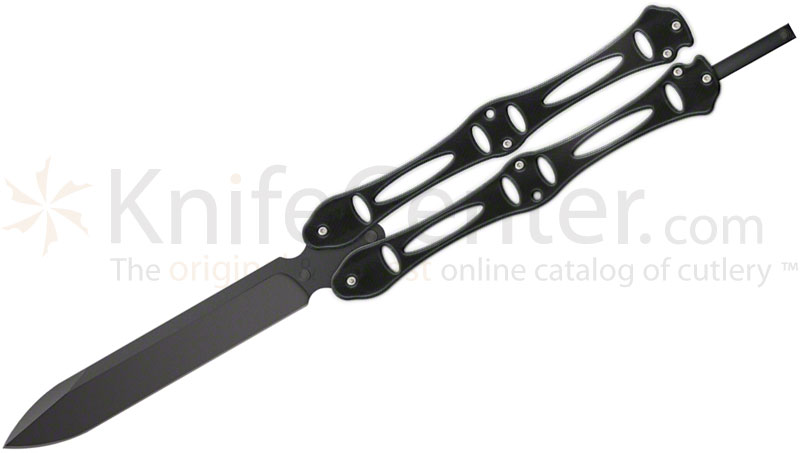 Bear Ops B 100 B4 T Butterfly Knife 3 7 8 Black Spear Point S30v Blade