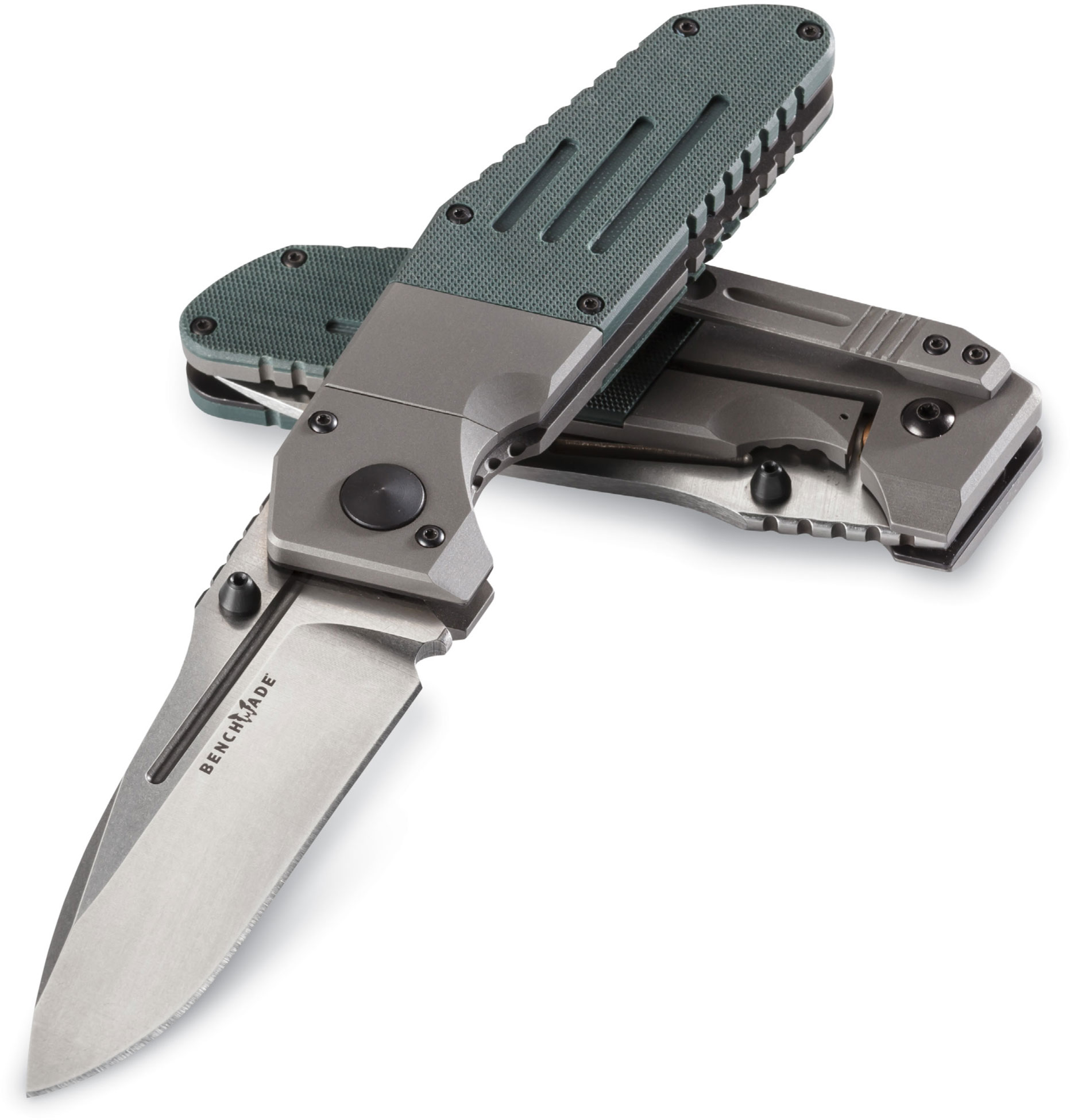 Benchmade 7505-132 Gold Class Dual-Action AUTO 3.9" M390 Blade, G10 and ...