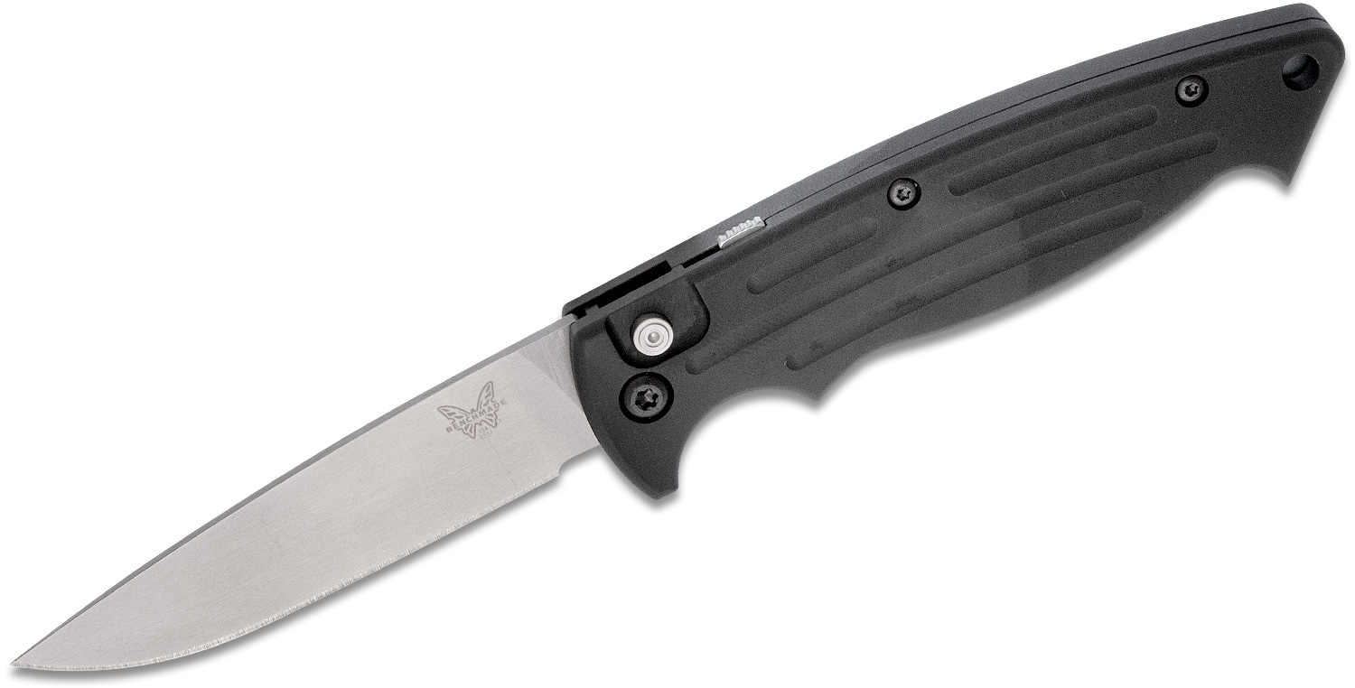 Benchmade Mini-Reflex II AUTO 3.17" 154CM Satin Plain Blade, Aluminum ...