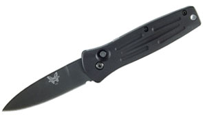 Reviews and Ratings for Benchmade 3550BK Pardue AUTO 2.98" Black Plain ...