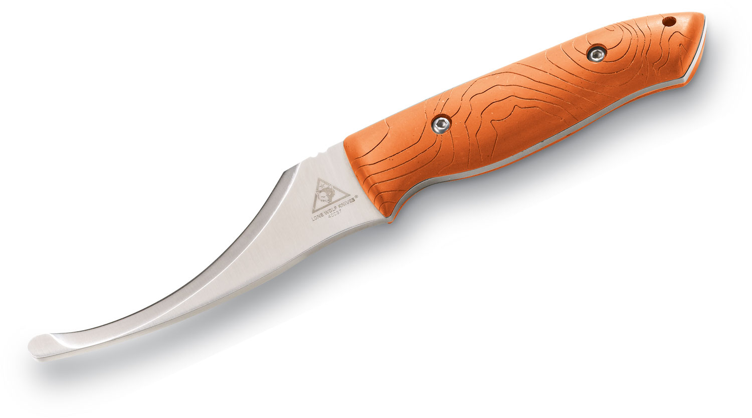 Benchmade Lone Wolf 40037 Orange Gutting Tool Fixed 3.66" Plain Satin ...