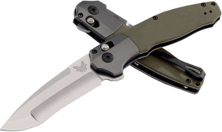 Benchmade Vector AXIS-Assisted Flipper Knife 3.6" CPM-20CV Satin Blade ...