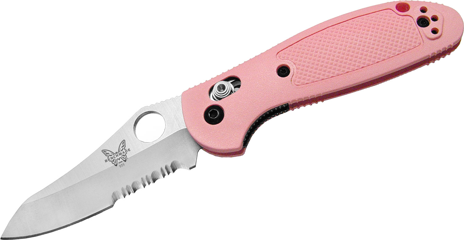 Reviews and Ratings for Benchmade 555SHGPNK Mini Griptilian Axis Lock 2 ...