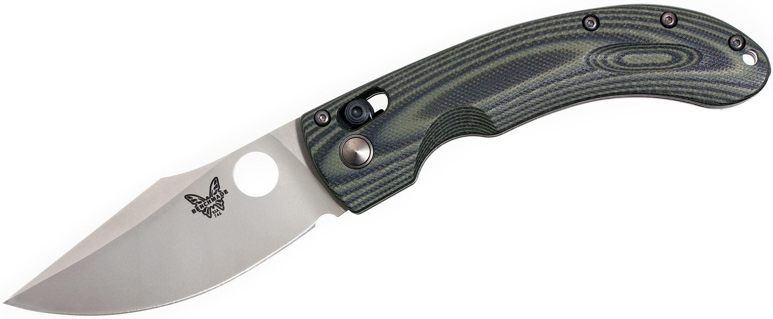 Benchmade 746-1302 Limited Mini-Onslaught Folding Knife 3.45" D2 Satin ...