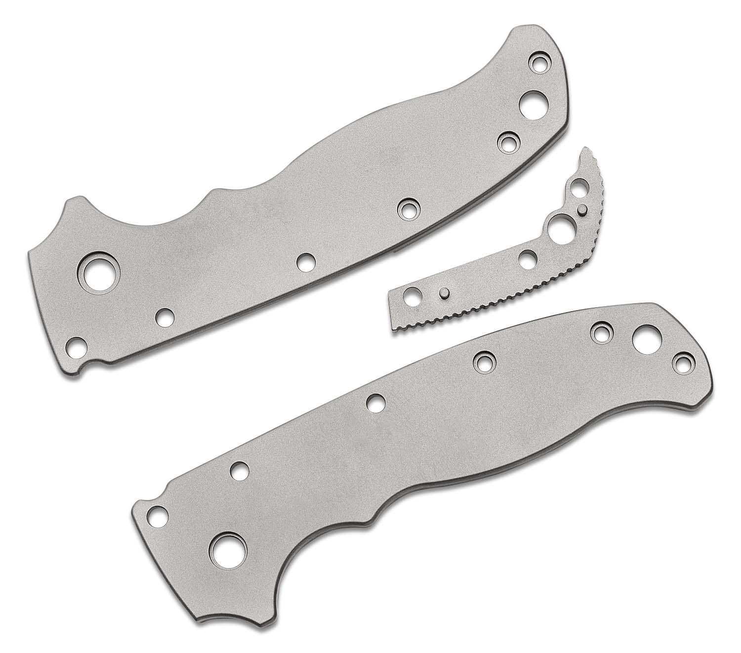 Berkshire Forge Titanium Demko AD20.5 Scales & Backspacer, Bead Blasted ...