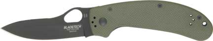 Blade Tech Wegner E Pro Hunter 3-5/8" S30V Plain Edge w/Green G-10 ...