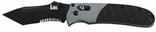 Benchmade Heckler & Koch AXIS Folder by Snody 3.4" Combo Tanto BT2 ...