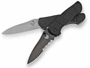 Benchmade Apparition Assisted G10 Handle Black Combo Edge 3.25" Blade ...