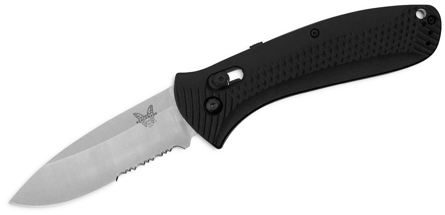 Benchmade 5220S AUTO Presidio Ultra AXIS Lock 3.47" Satin Combo Blade ...