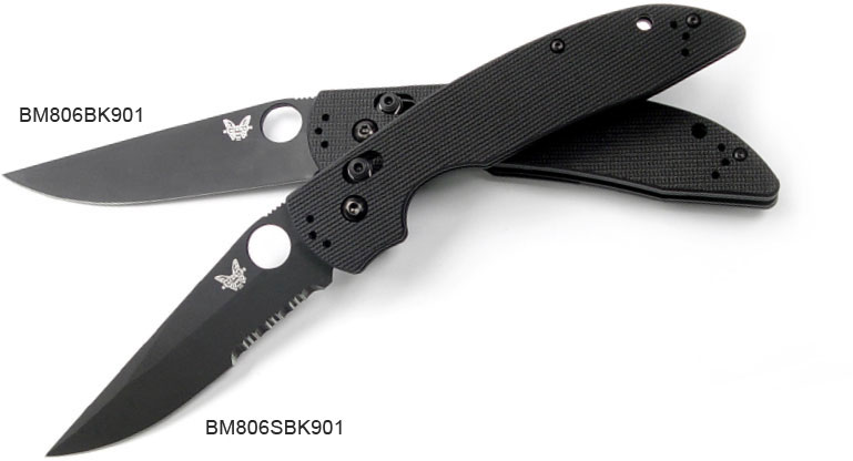 Benchmade AFCK Limited Edition 3.94" CPM-M4 Steel Black Combo Edge ...