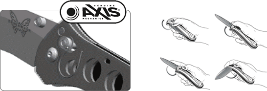 Benchmade 520T Presidio Trainer AXIS Lock Folder 2.91" Training Blade ...