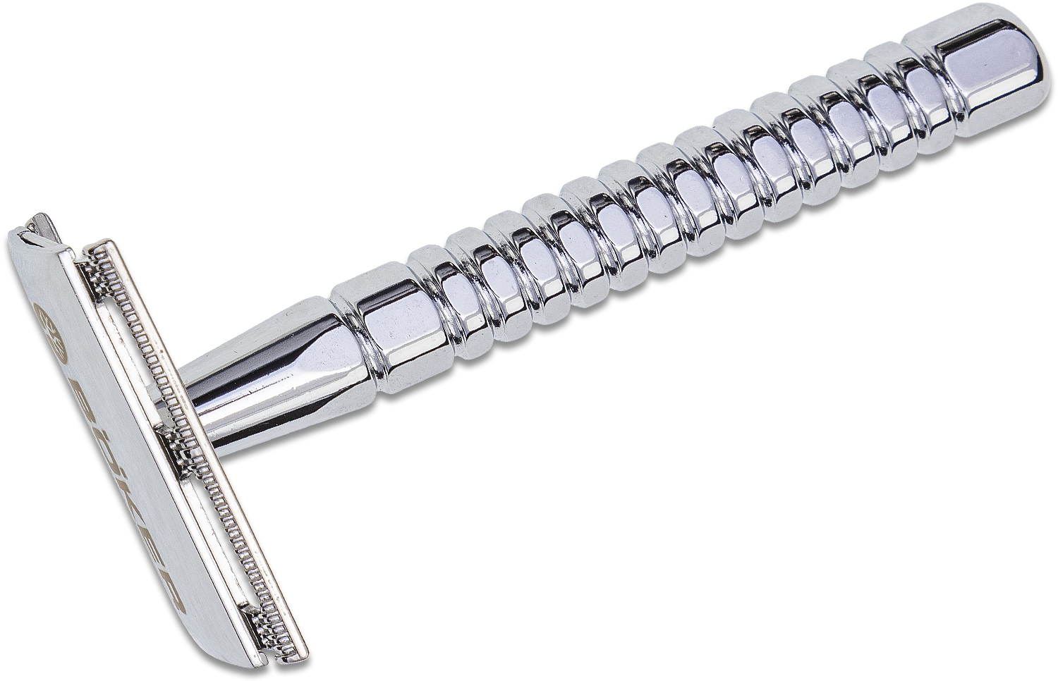 Boker Narrow Head Safety Razor, Chrome - KnifeCenter - 04BO172