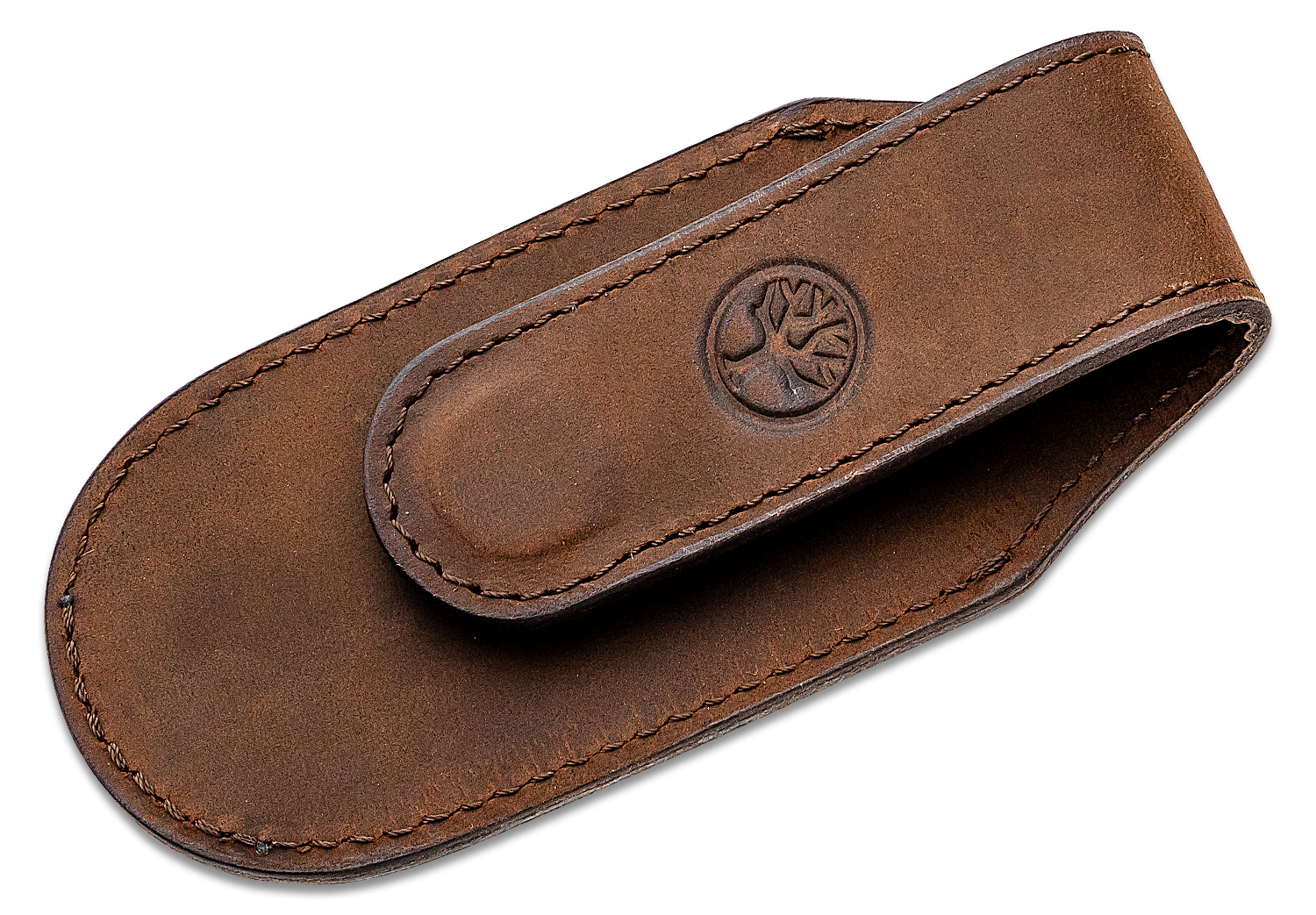 Boker Plus Small Brown Magnetic Leather Sheath - KnifeCenter - 09BO291 ...
