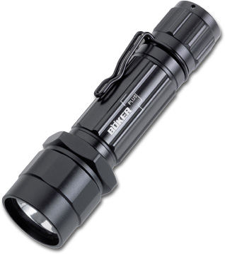 BokerPlus Tactical 6V Flashlight 2 Batteries Aluminum Body Xenon ...