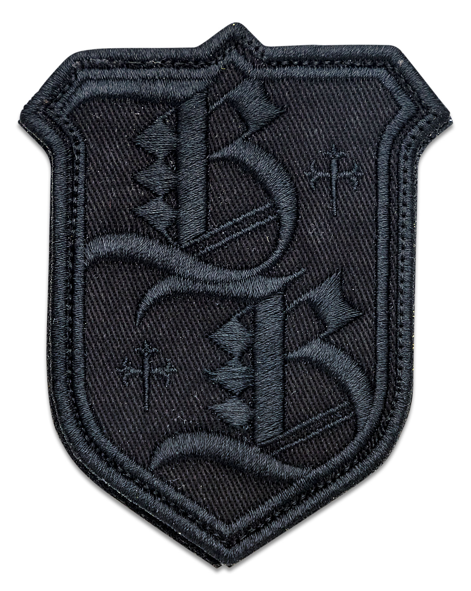 Borka Blades Black/Black Logo Patch - KnifeCenter - knife