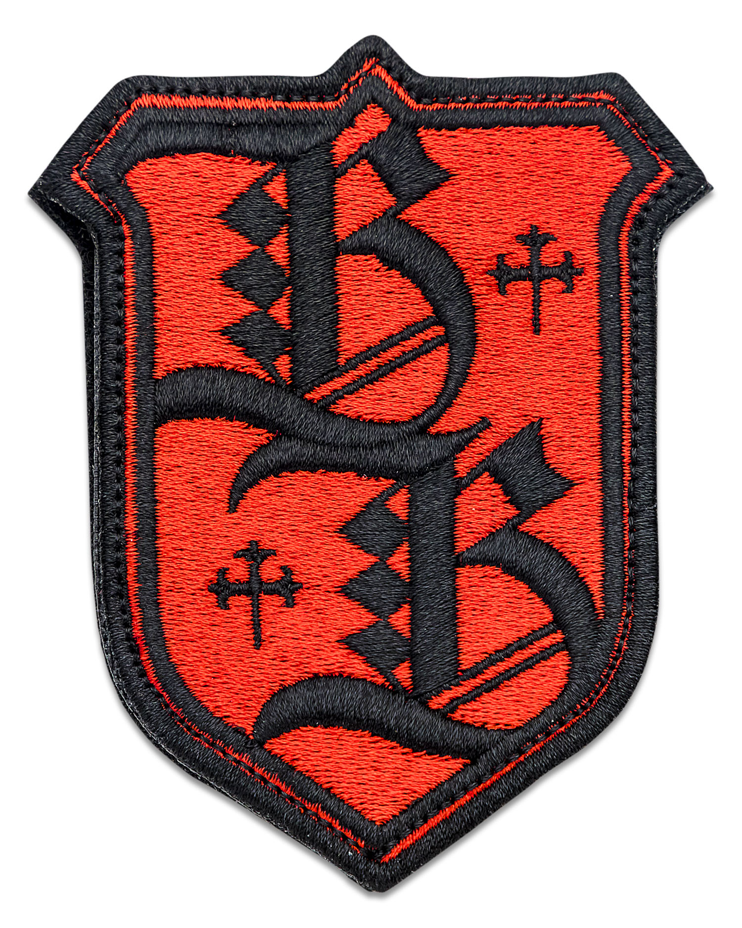Reviews and Ratings for Borka Blades Red/Black Logo Patch - KnifeCenter