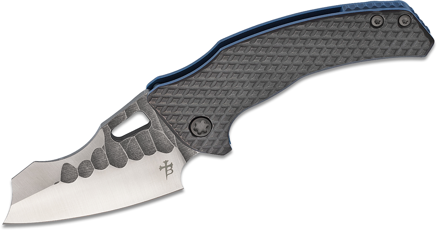 Borka Blades/Mike Bond Custom Collaboration Folding Knife 3.75" 154CM ...