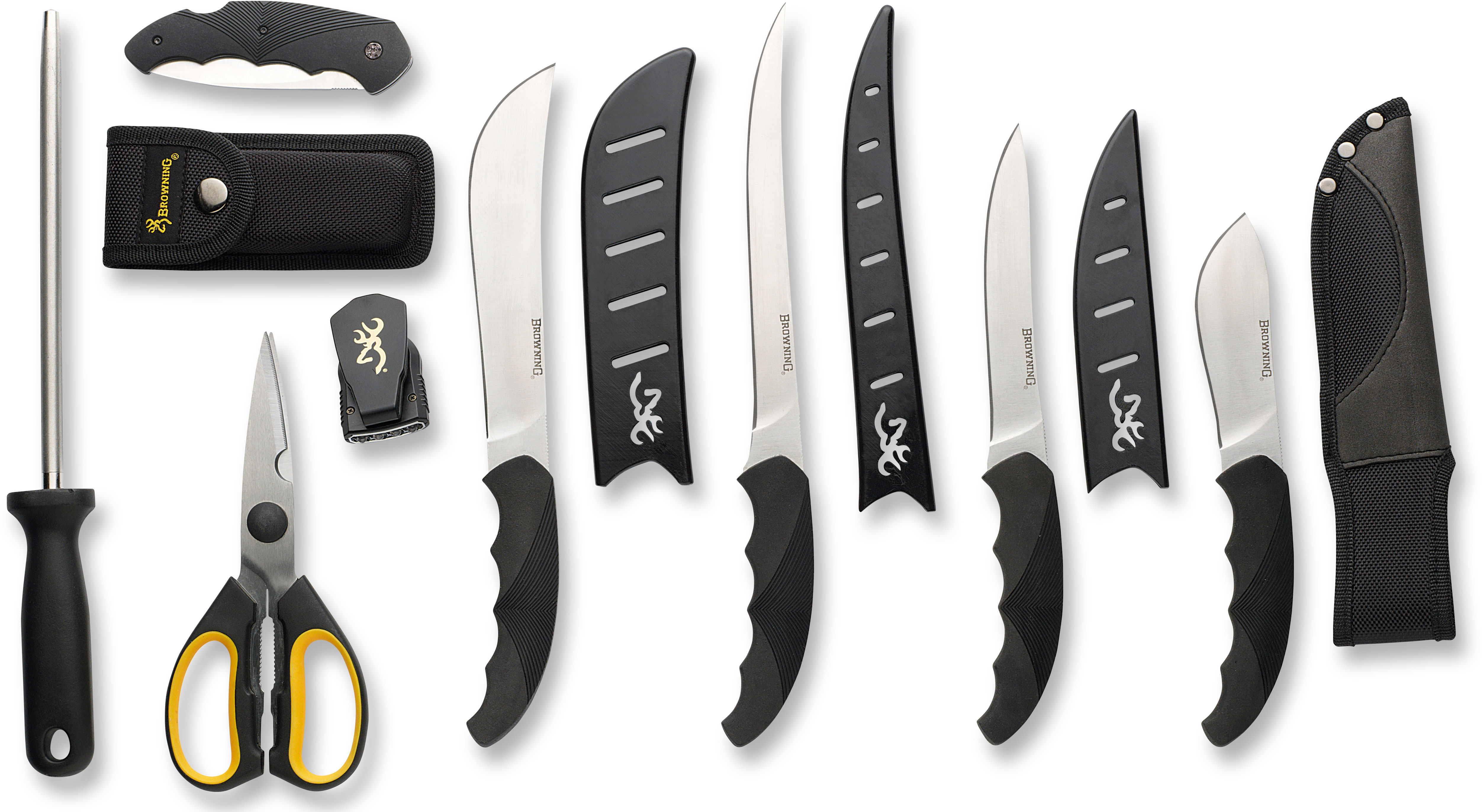 Browning D.I.Y. Butcher Kit with Stainless Steel Blades, Black Injected ...