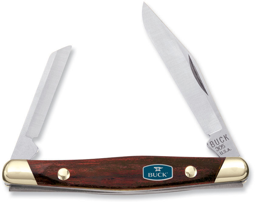 Buck 305 Lancer Rosewood Dymondwood Handle 2-5/8" Closed - KnifeCenter ...