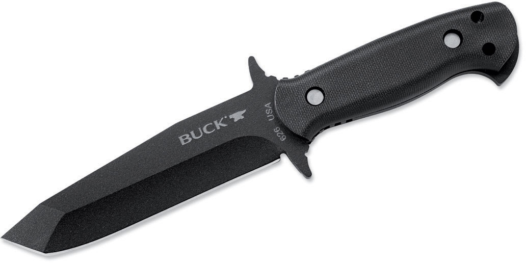 Buck 626 Intrepid-XL Fixed 5" Tanto Blade, Black Injection Molded ...