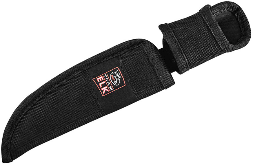 Buck 119 Special RMEF Hunting Knife 6" Blade, Cherrywood Handles, Nylon ...