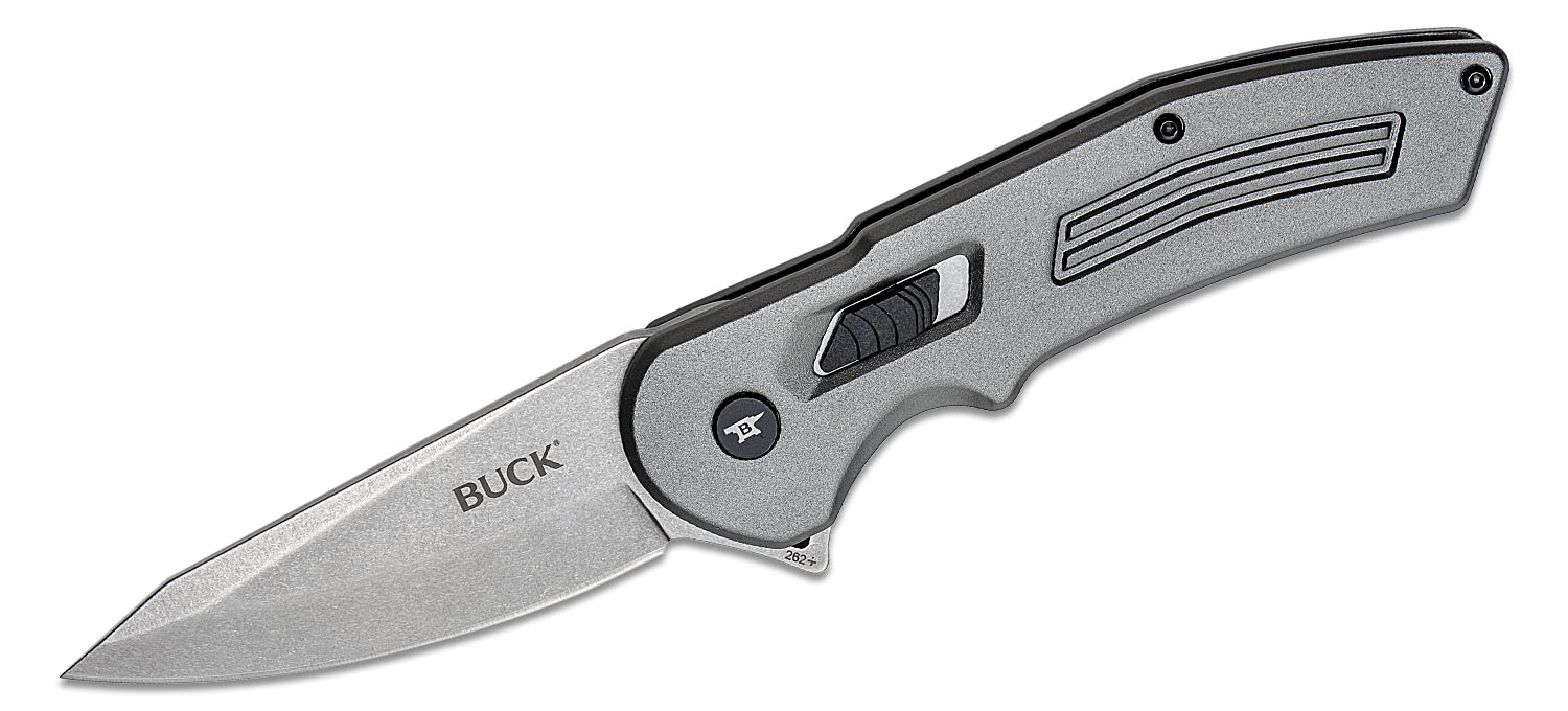 Buck 262 Hexam Assisted Flipper Knife 3.33" Satin Drop Point Blade ...