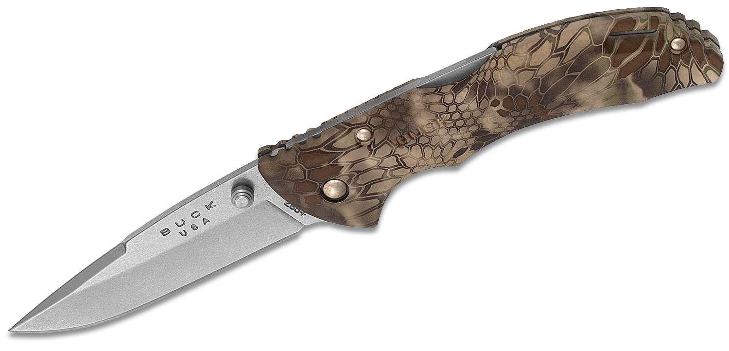 Buck 285 Bantam BLW Folding Knife 3.125" Blade, Kryptek Highlander ETP ...