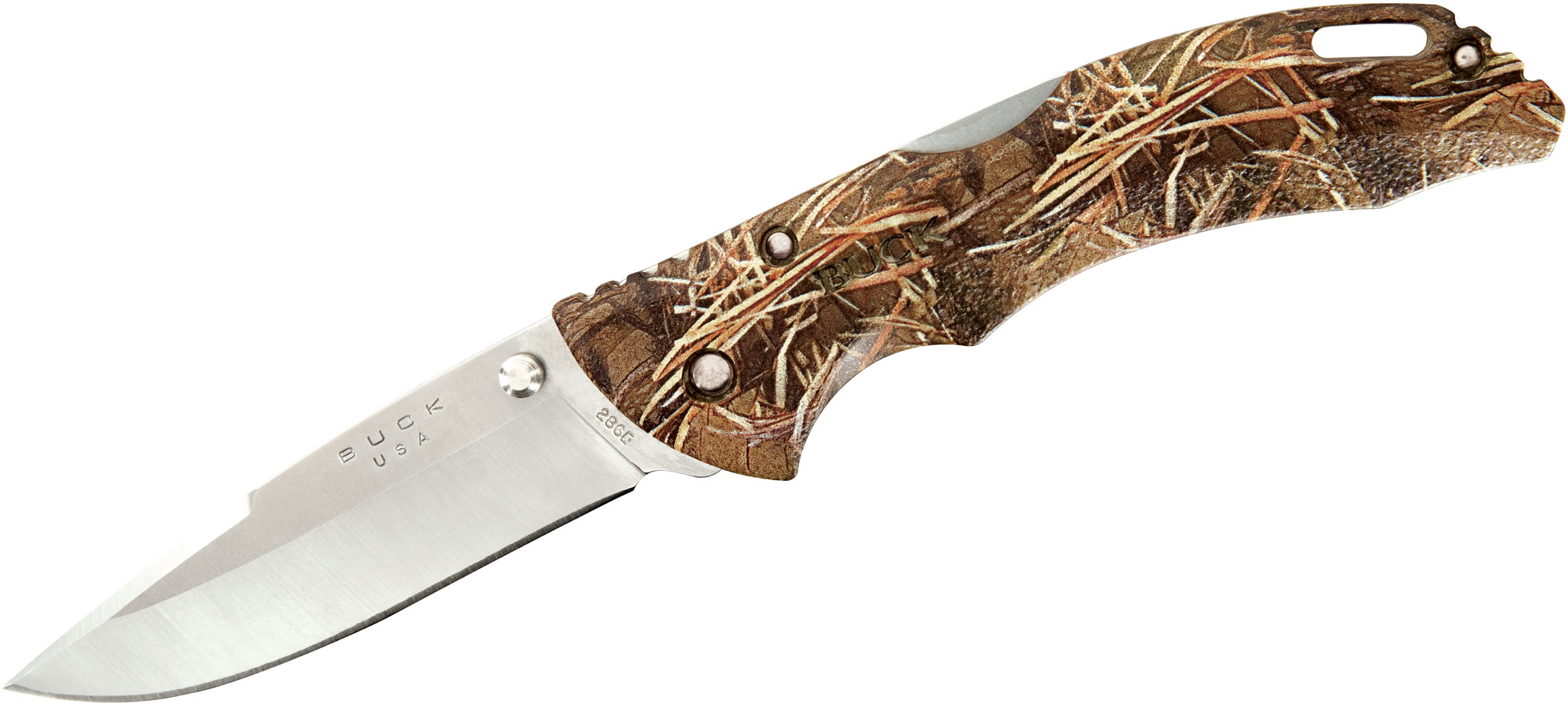 Buck 286 Bantam BHW Folding Knife 3.625" Blade, Muddy Water ETP Handles ...
