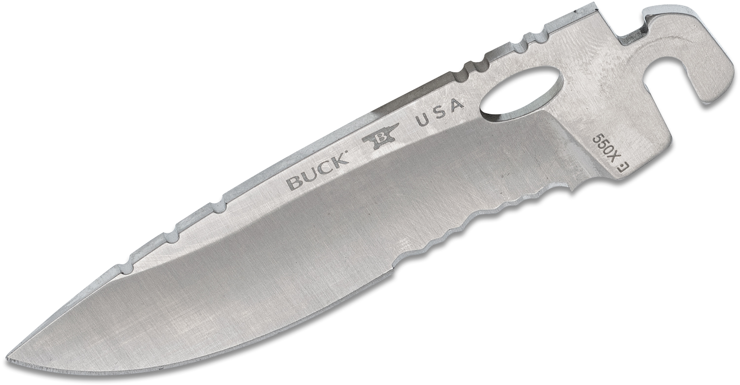 Buck 550 Selector 2.0 Combo Drop Point Replaceable Blade Only ...