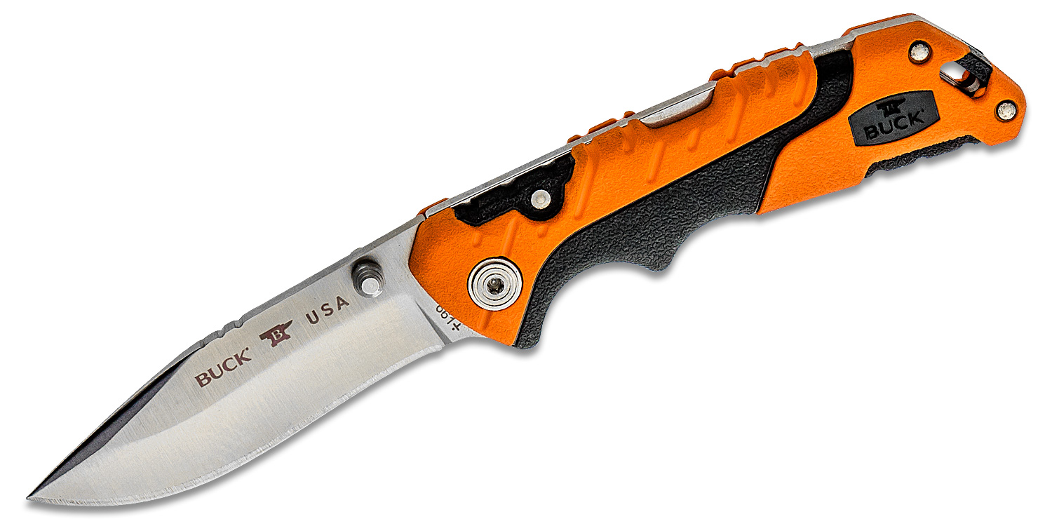 Buck 661 Small Pursuit Pro Folding Knife 3" S35VN Stainless Steel Drop ...