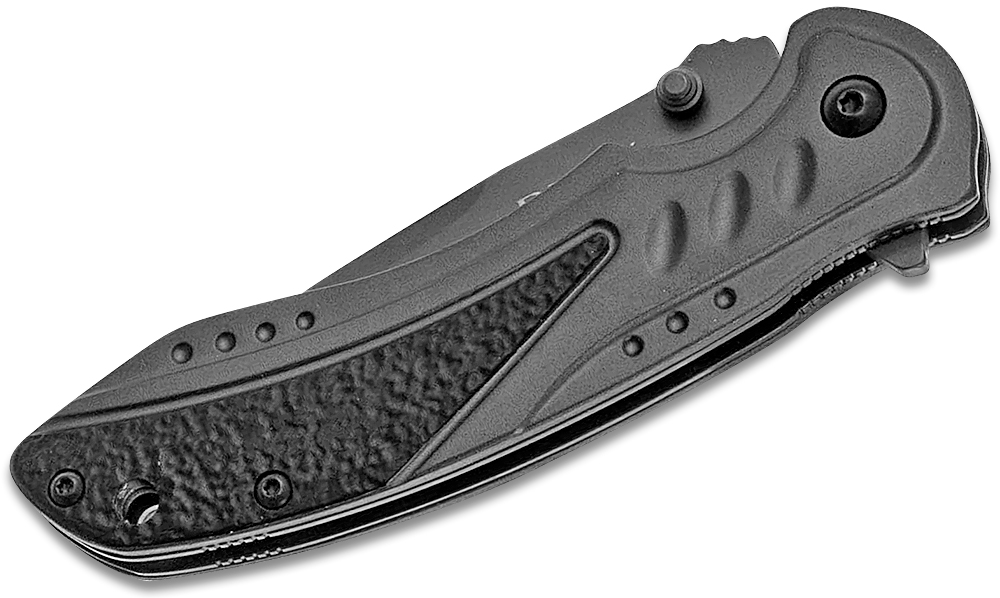 Buck 865 Trigger Folding Knife 3.25" Plain Blade, Aluminum Handles ...