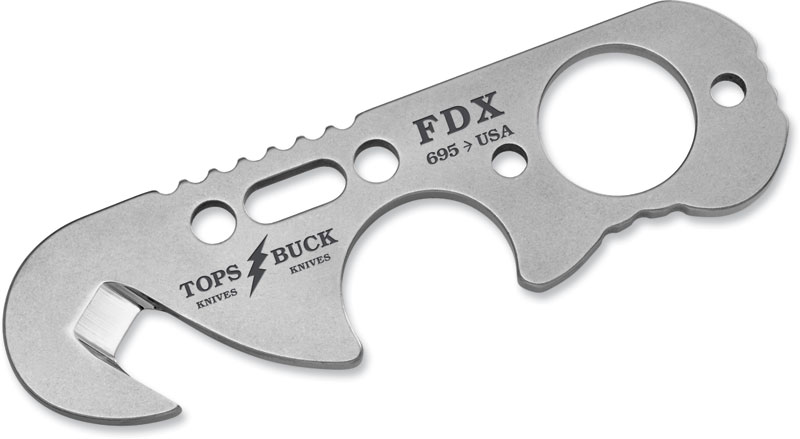 Buck/TOPS F.D.X. Cutter Rescue Hook / Strap Cutter, Oxygen Wrench ...