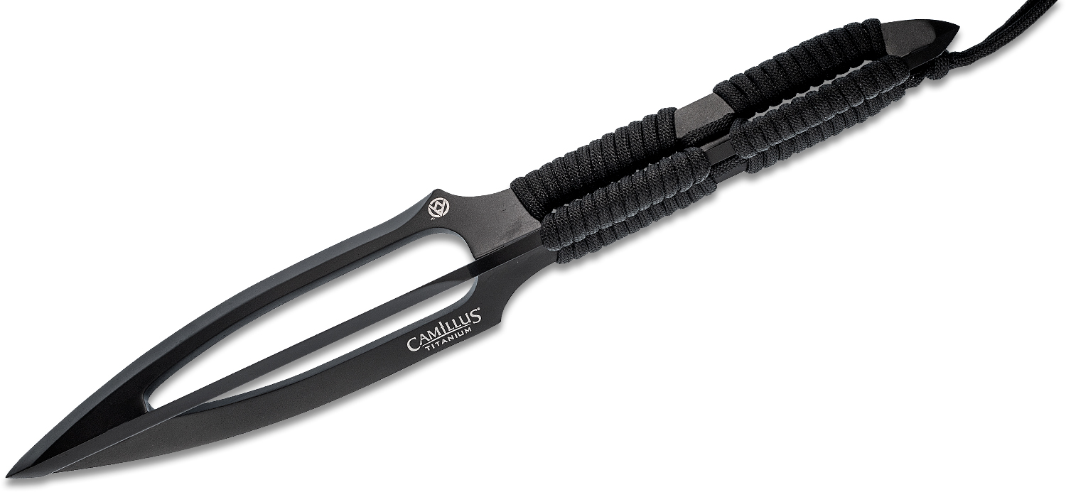 Camillus M12 Bayonet 6" Tri-Edge Blade, Paracord Wrapped Handle ...