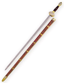 Chinese Dynasty Series Ming Sword Damascus Blade - KnifeCenter ...