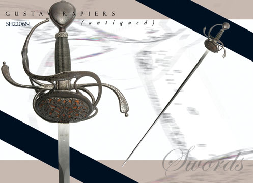 Reviews and Ratings for Gustav Fencing Rapier (Antiqued) Forged High ...